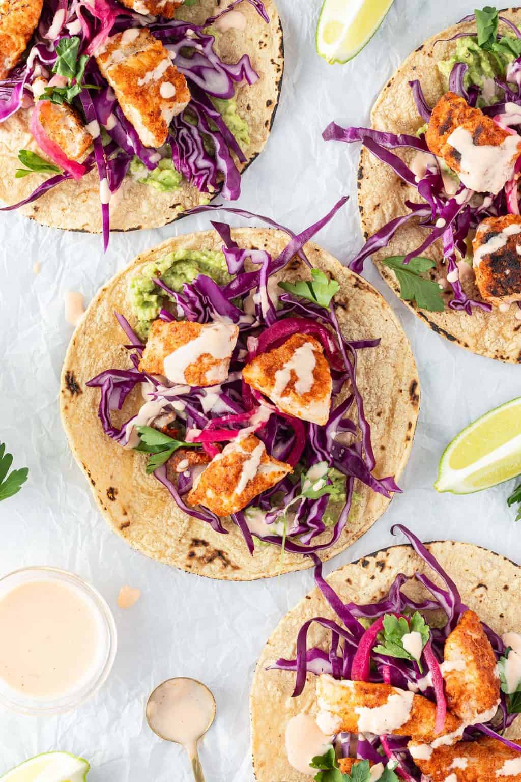 Fisch Tacos • Jules' Menu