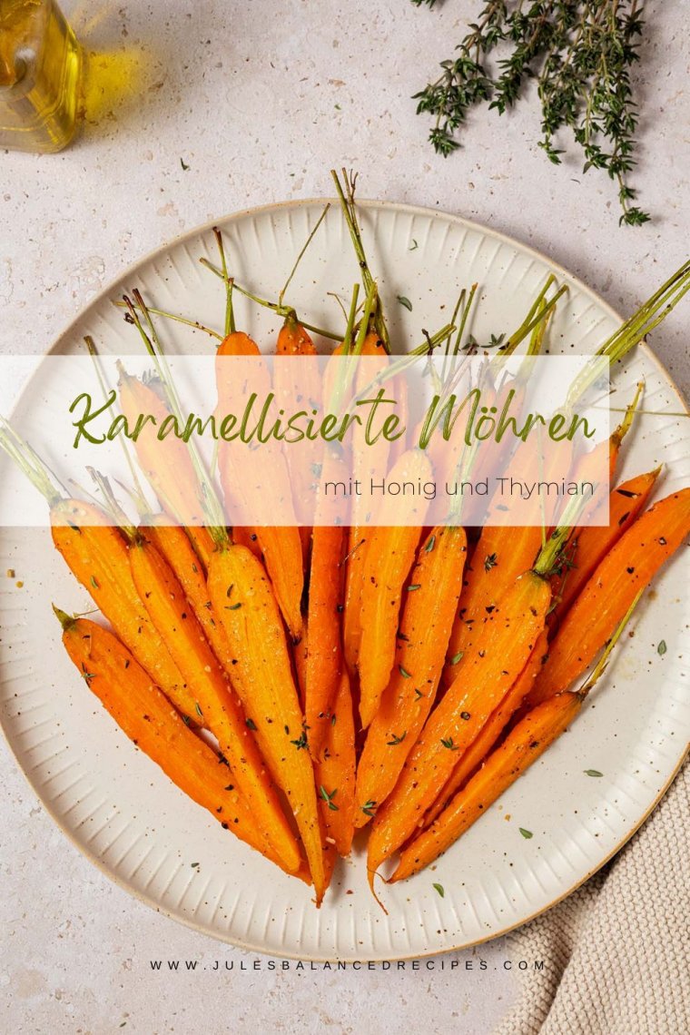 Karamellisierte Karotten aus dem Ofen • Jules' Menu