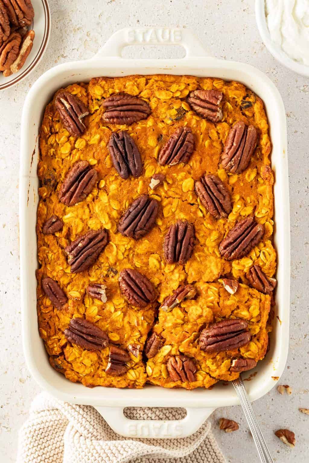 Kürbis Baked Oatmeal • Jules' Menu
