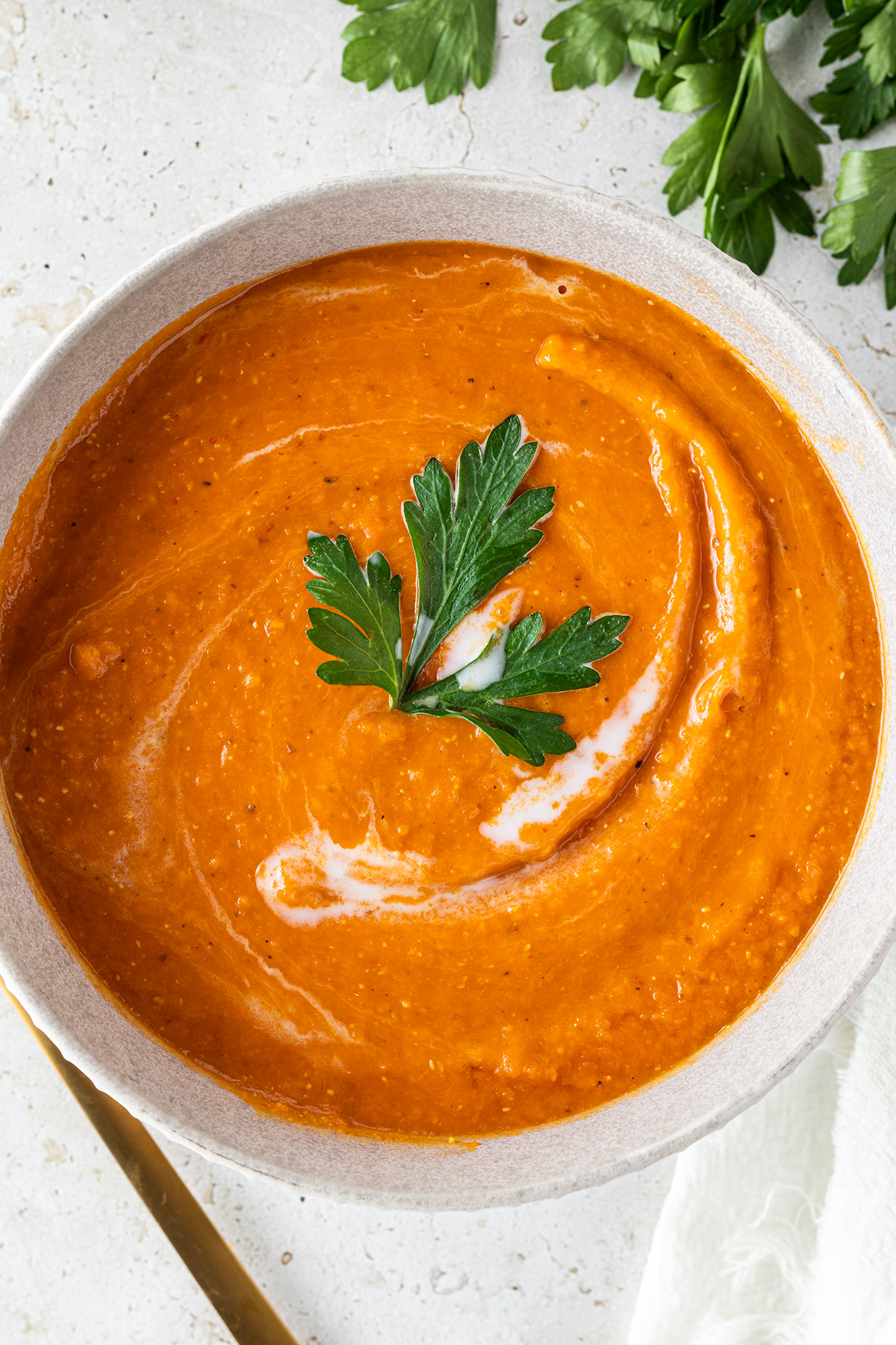 Rote Linsensuppe mit Kokosmilch • Jules' Menu