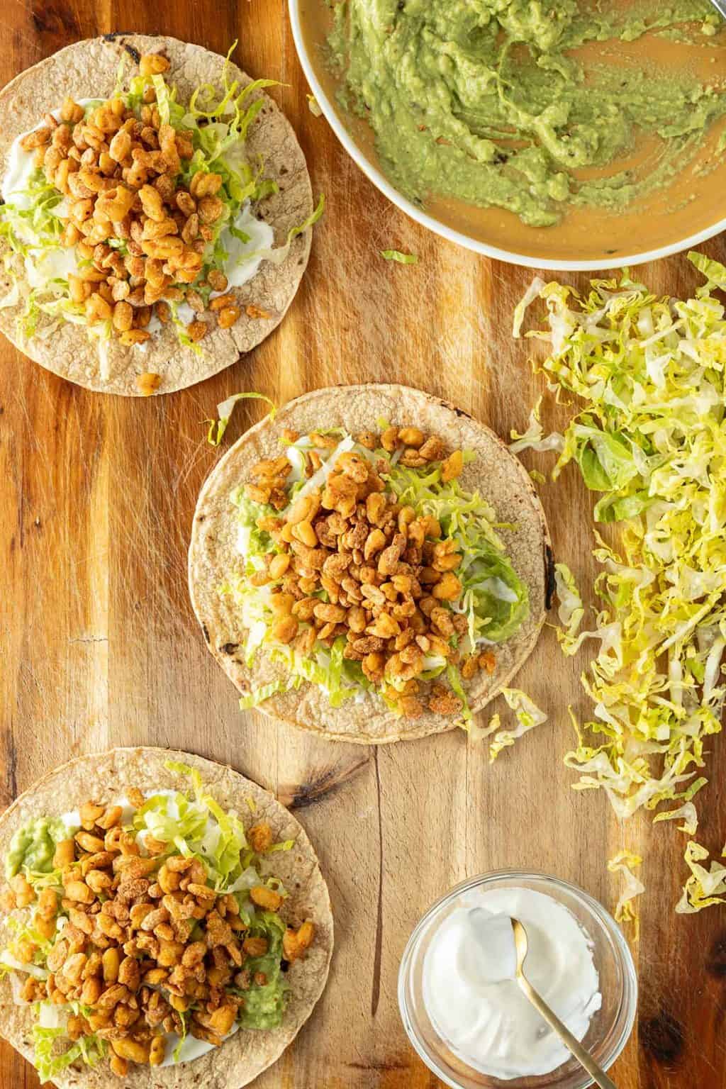 Vegane Tempeh Tacos • Jules' Menu