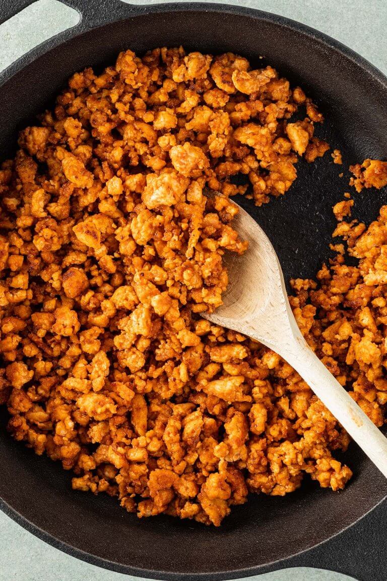 Tofu Hack (veganer Hackfleischersatz) • Jules' Menu