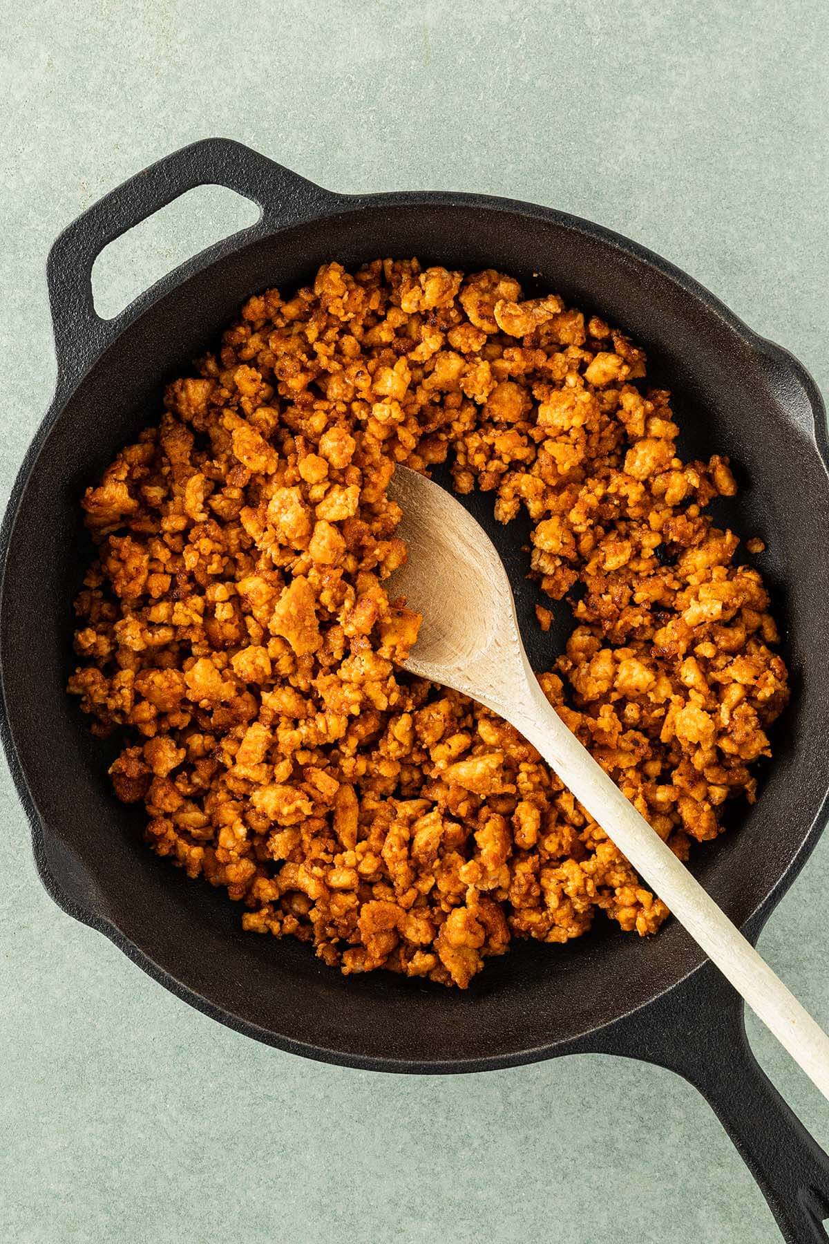 Tofu Hack (veganer Hackfleischersatz) • Jules' Menu