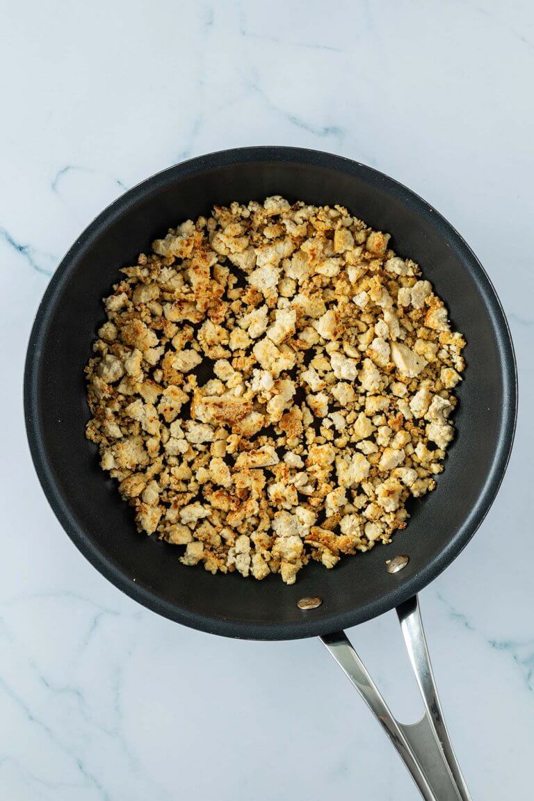 Tofu Hack (veganer Hackfleischersatz) • Jules' Menu